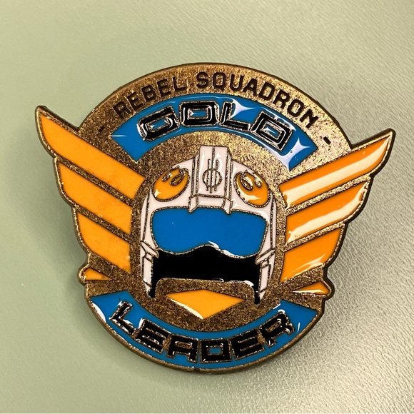 Star Wars | Jewelry | Star Wars Rebel Squadron Gold Leader Disney Pin ...